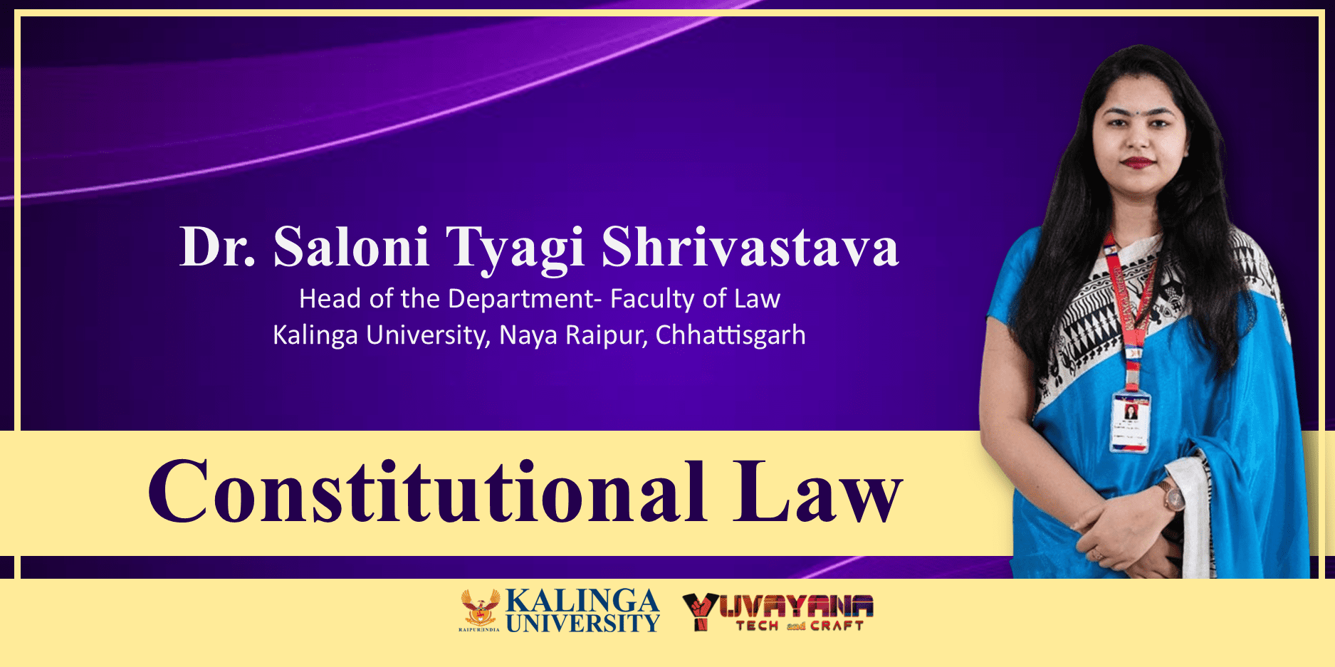 Constitutional Law By Dr. Saloni Tyagi Shrivastava, Kalinga University